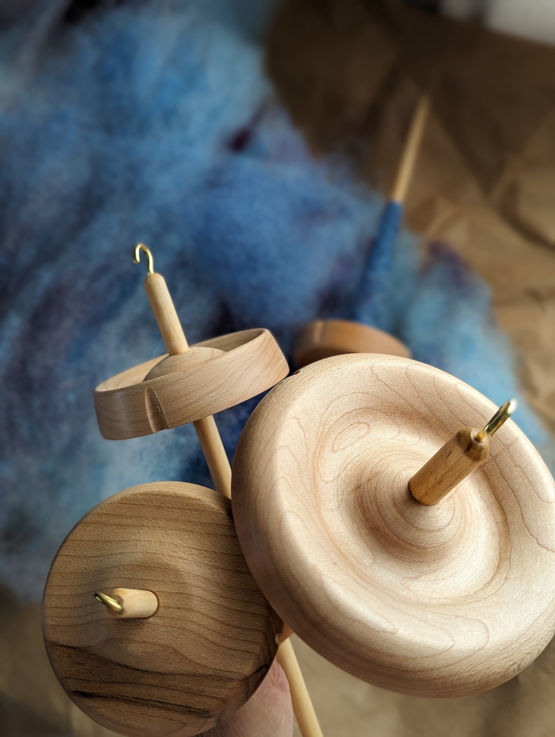 Hi-lo Spindle - Schacht, Handspindle for Wool Spinning, Drop Spindle ...