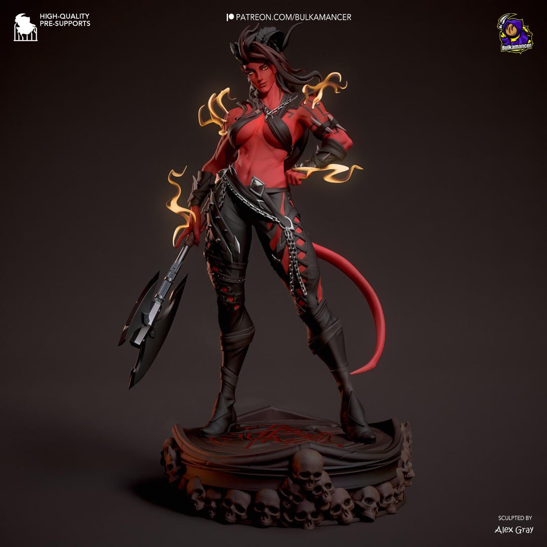 Karlach Resin Figure | Handcrafted Baldur's Gate 3 Collectible | BG3 ...