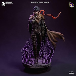 Sung Jin-woo Figure | Solo Leveling 3D Printed Resin Statue | Shadow ...