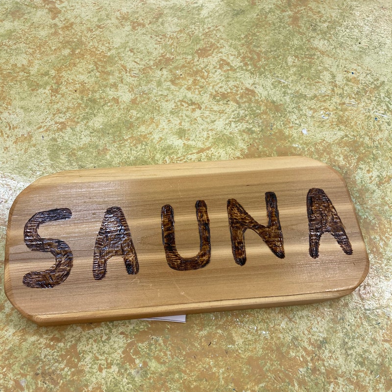 Sauna Sign - Etsy