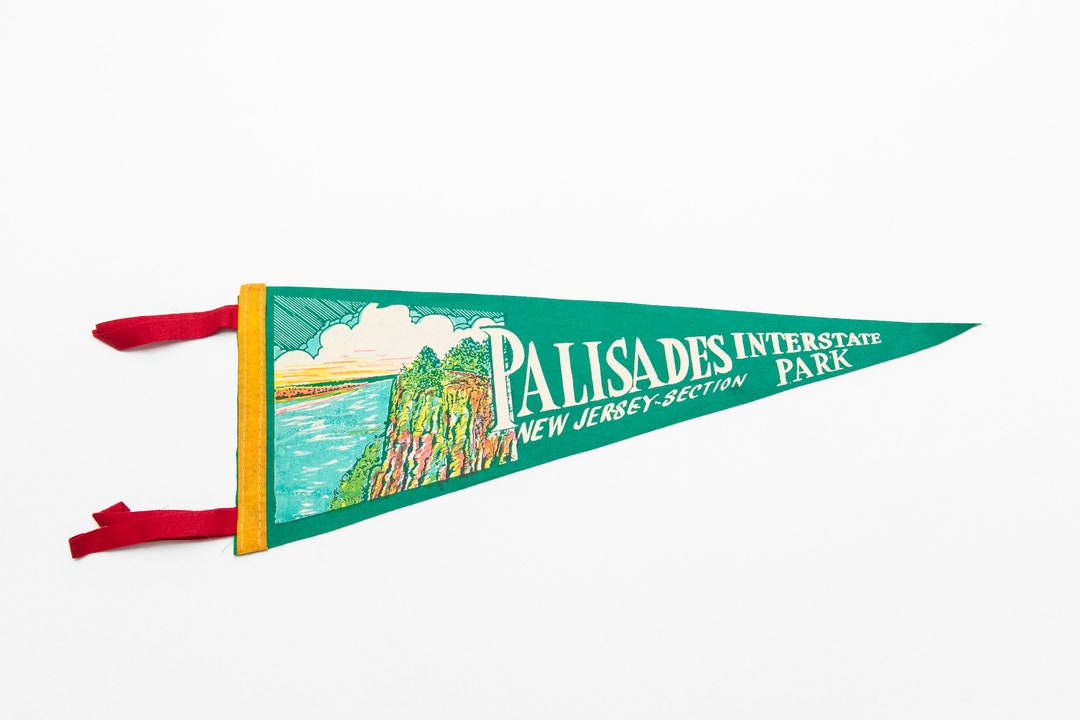 Vintage Palisades Interstate Park New Jersey Section Souvenir Felt ...