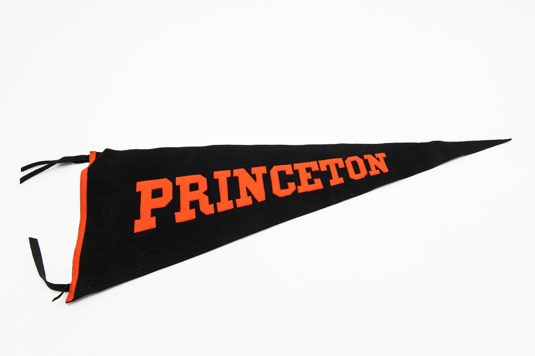 Large Vintage Princeton University Souvenir Felt Pennant - Etsy