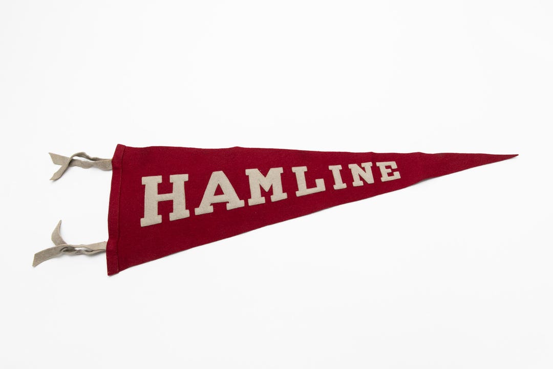 Early Vintage Hamline University Minnesota Souvenir Felt Pennant - Etsy
