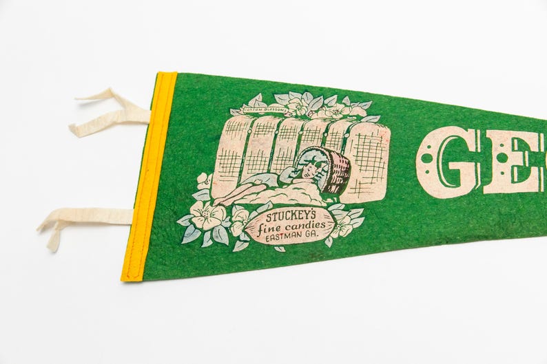 Vintage Stuckey's Fine Candies Eastman Georgia Souvenir Felt Pennant - Etsy