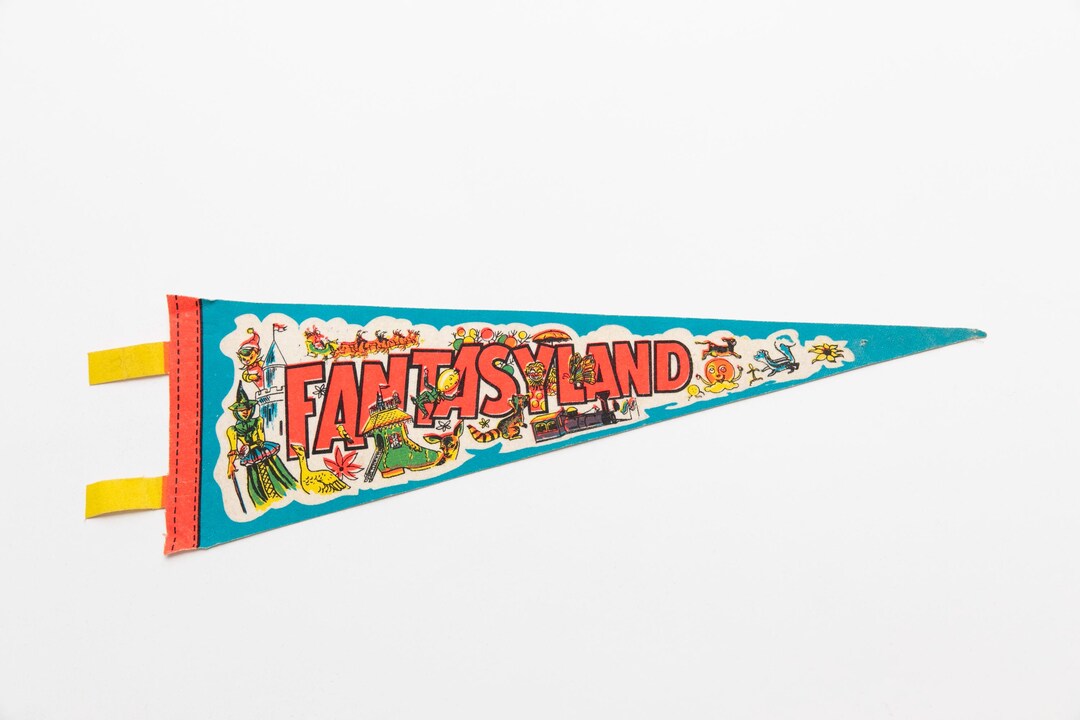 Vintage Fantasyland Gettysburg Pennsylvania Souvenir Felt Pennant - Etsy