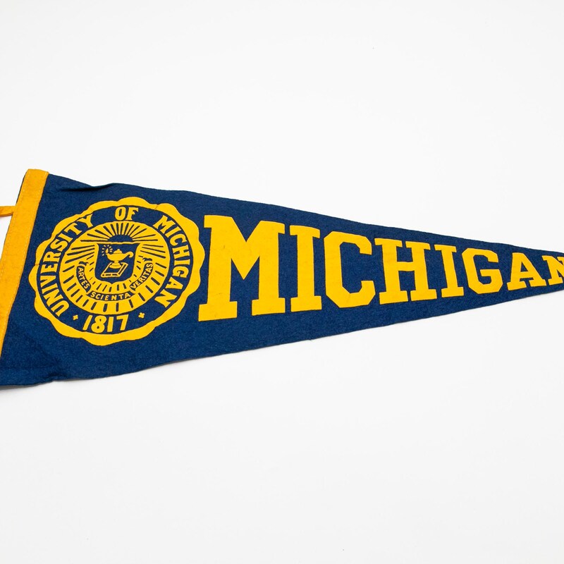 Michigan Felt Pennants - Etsy