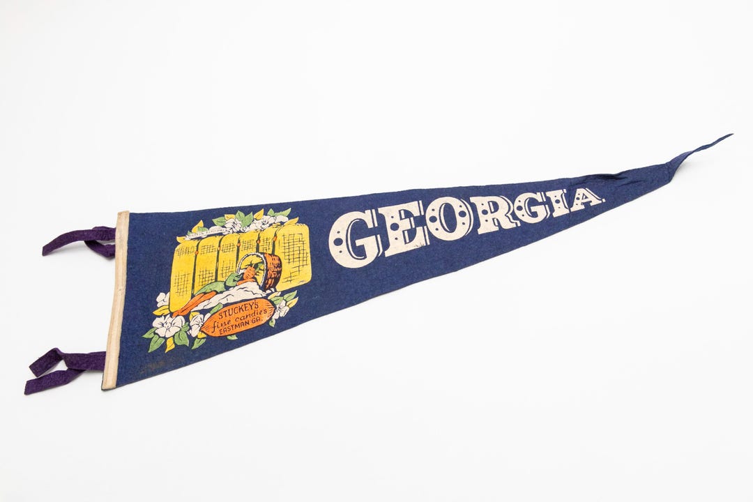 Vintage Stuckey's Fine Candies Eastman Georgia Souvenir Felt Pennant - Etsy
