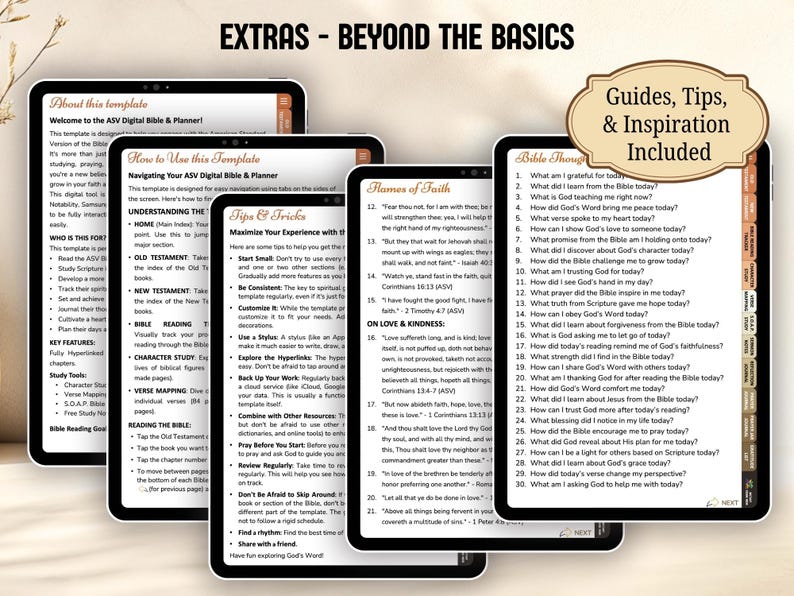 Complete ASV Digital Bible and Interactive Study Planner Bundle ...