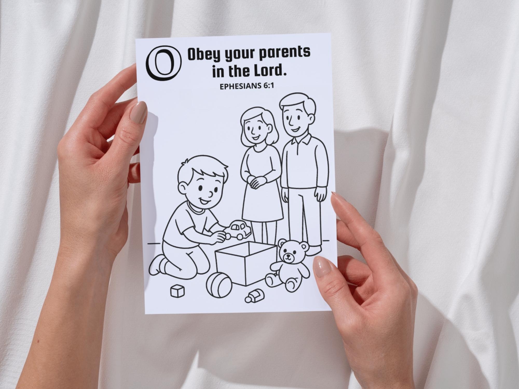 ABC Bible Coloring Book for Kids - 26 Christian Verses A-Z, Printable ...