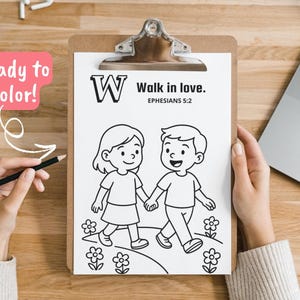 ABC Bible Coloring Book for Kids - 26 Christian Verses A-Z, Printable ...