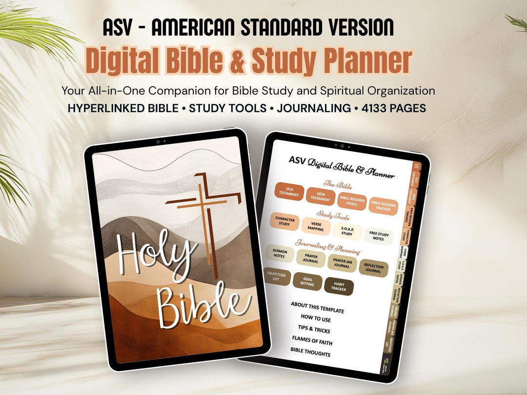 Complete ASV Digital Bible and Interactive Study Planner Bundle ...