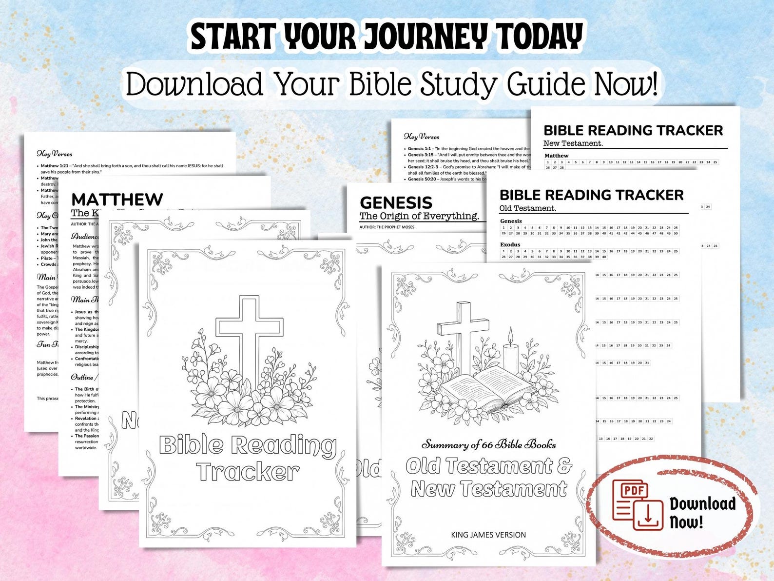 Complete KJV Bible Summary in Black & White Coloring: 66 Books in 141 ...