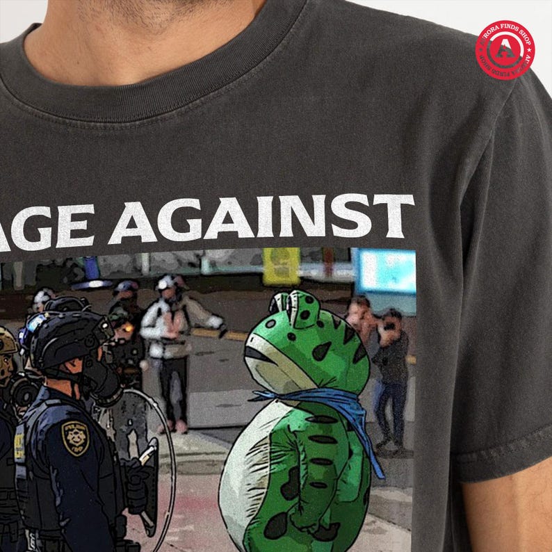 Portland Frog Protest Png, Rage Against the Machine, Portland Frog ...