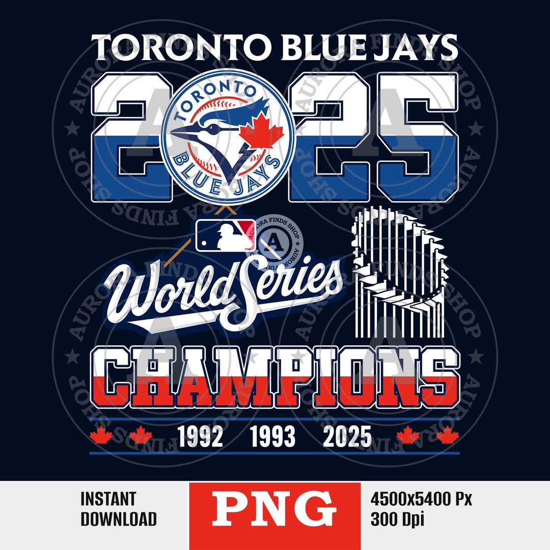 Retro Toronto Baseball PNG, World Series Champions Trophy Design, World ...