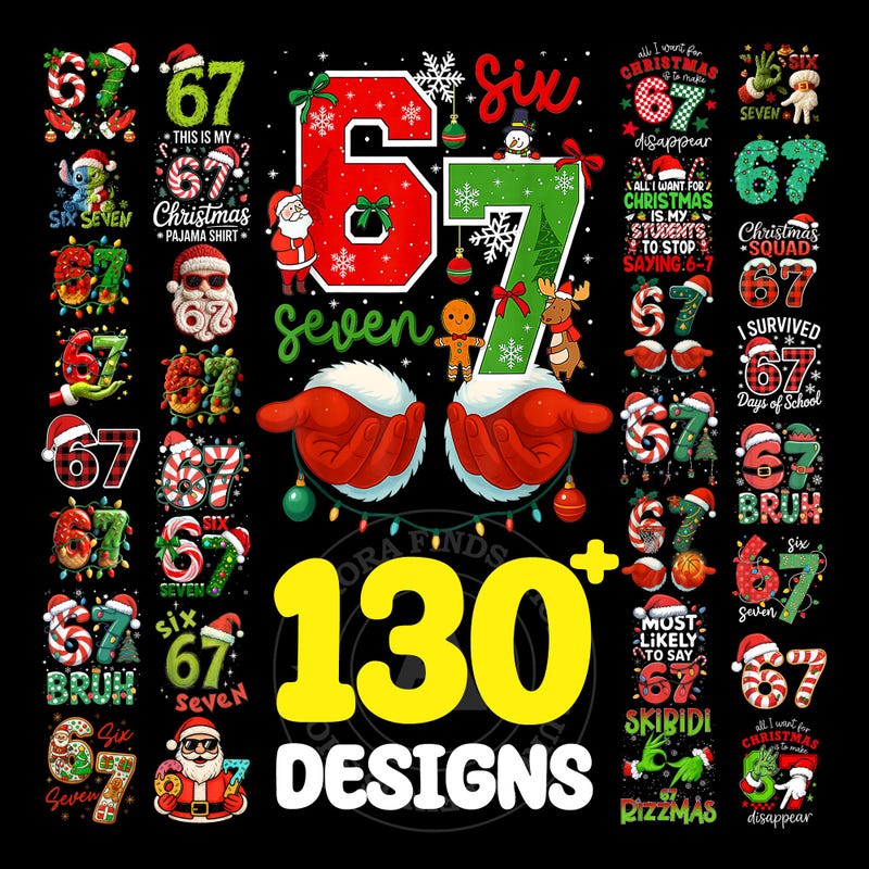 67 Christmas Png Bundle - Etsy UK