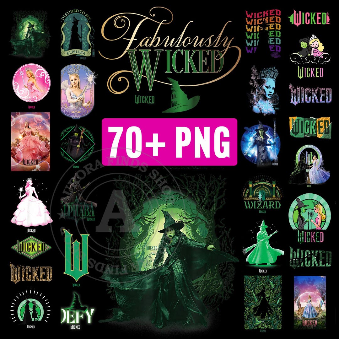 70+ Wicked Png Bundle, Wicked Movie Png, Wicked Change for Good, Wicked ...