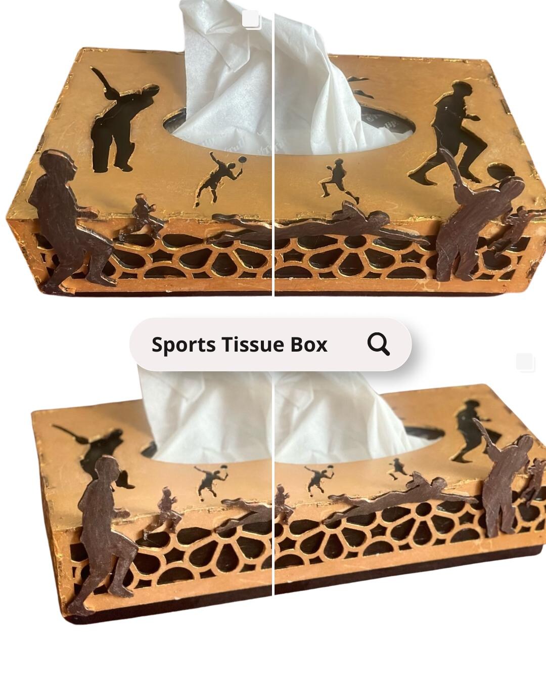 Tissue Box - Sports Lovers - Laser Engraving - DIY - Etsy