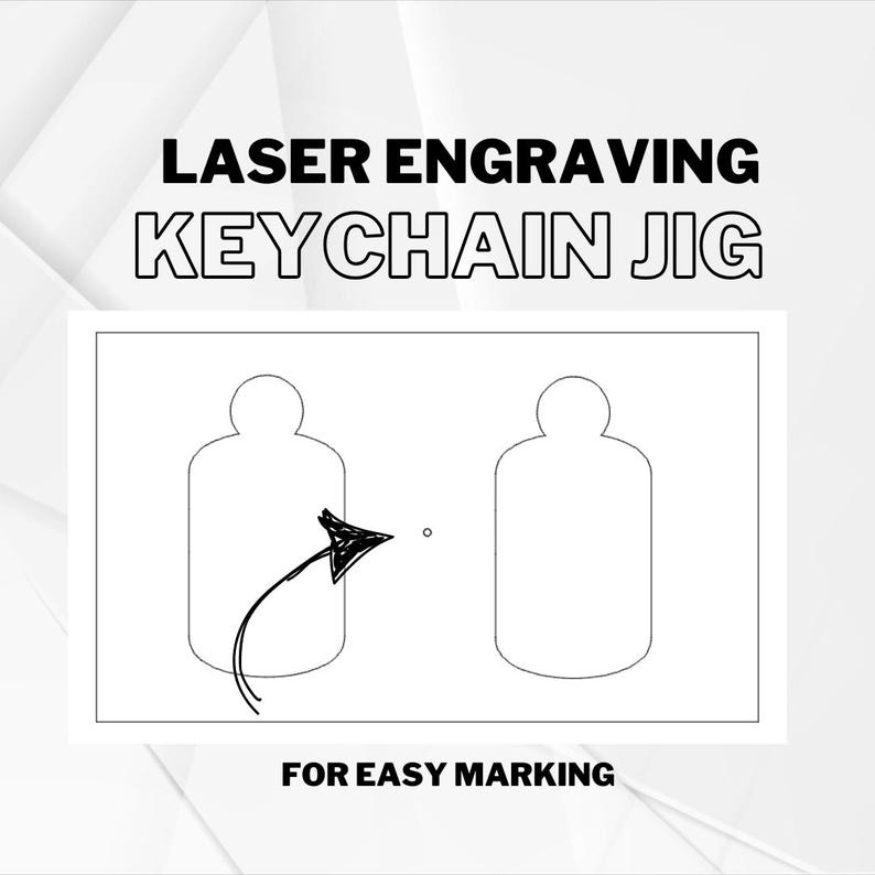 Keychain Engraving Jig Laser Cut File - Etsy