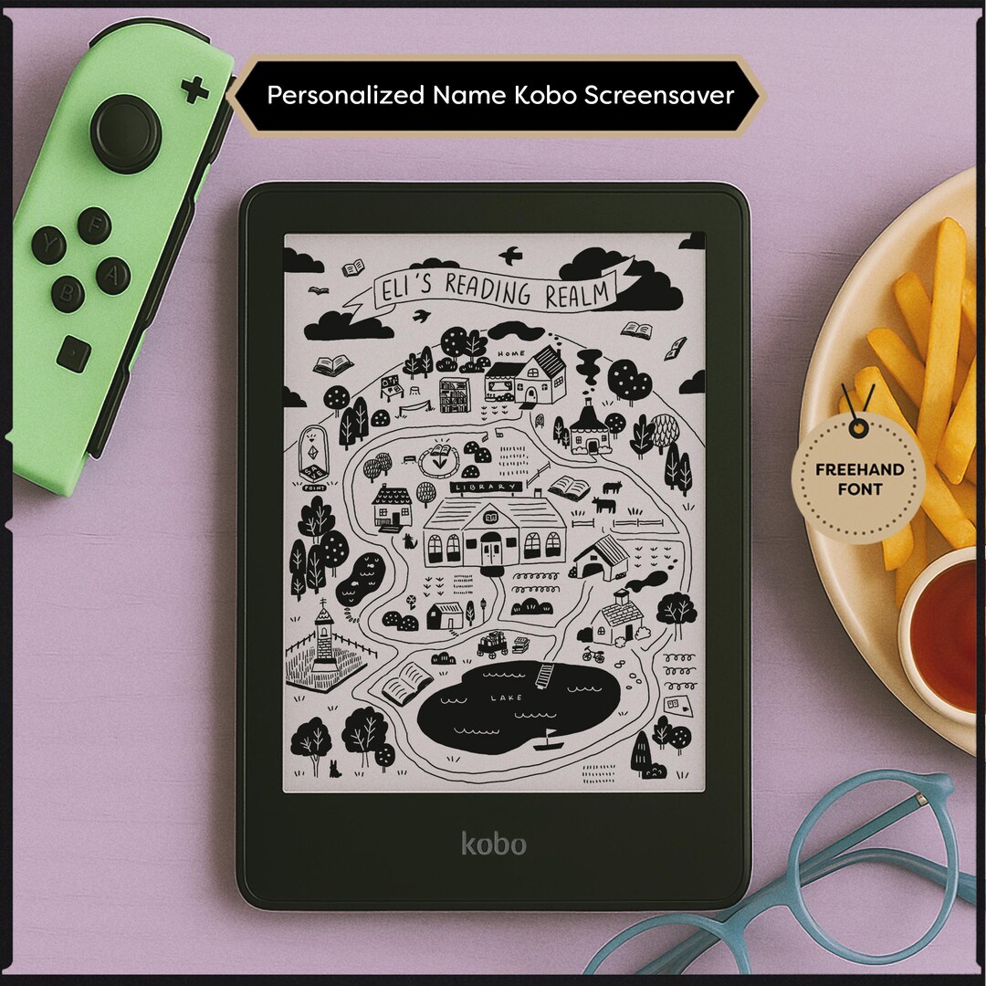Personalized Kobo Screensaver, Lockscreen, Sleepscreen – Bookish Rpg ...