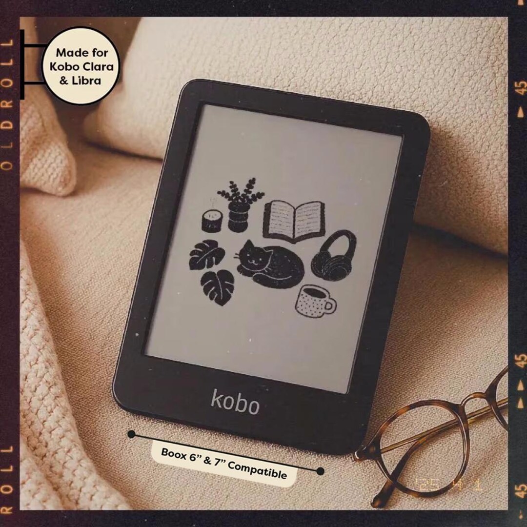 Cozy Day Kobo Screensaver, Kobo Lockscreen | Boox 6" and 7" Compatible ...