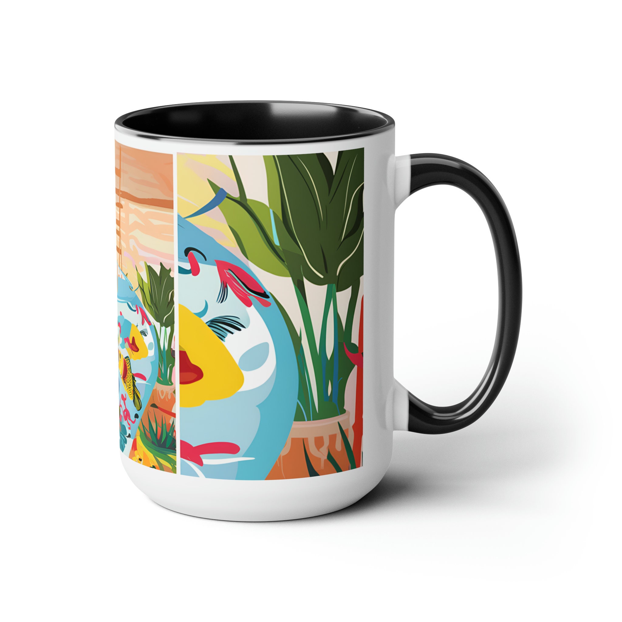 Henri Matisse Art Mug Fish Print Matisse Art Mug Funny Gift Modern Art ...