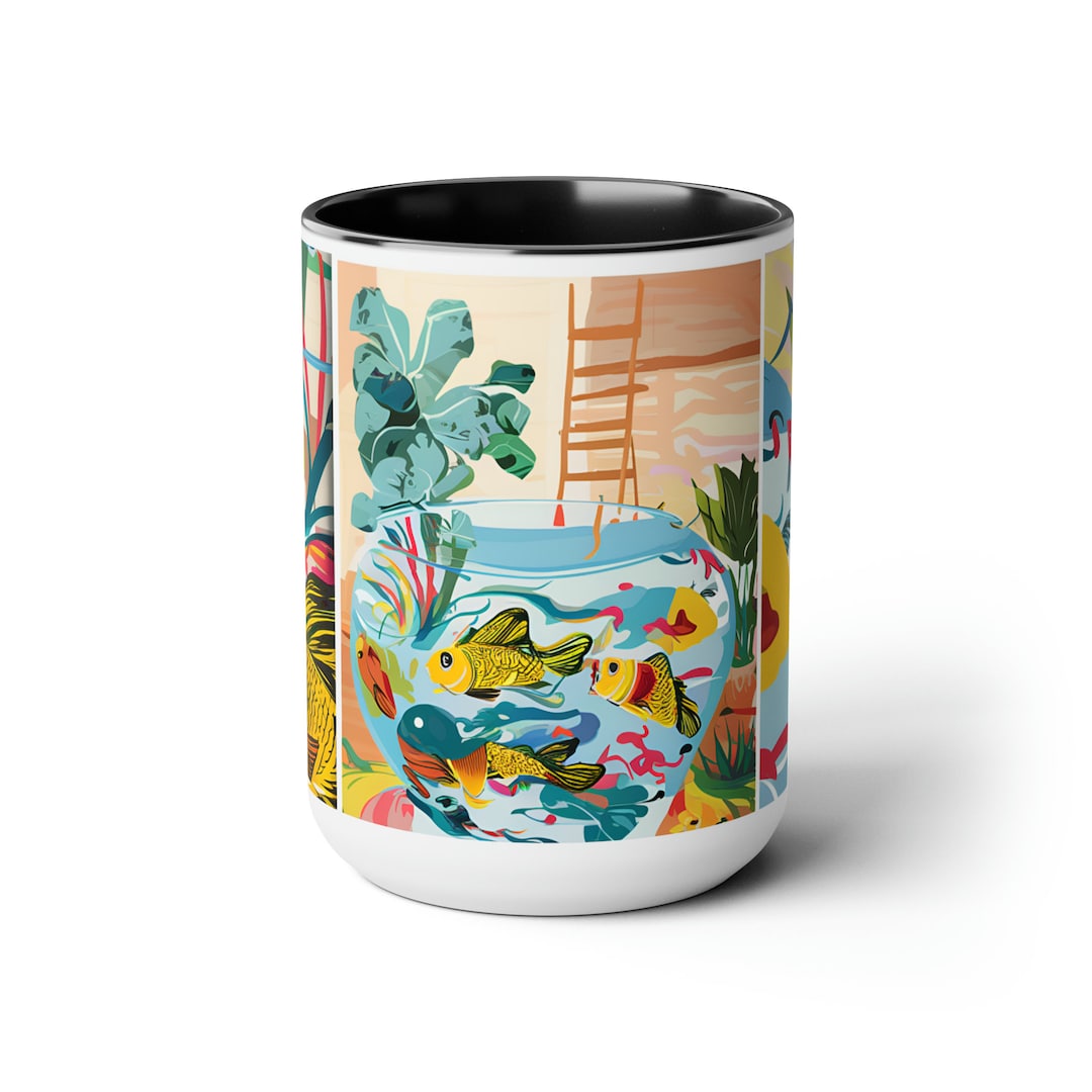 Henri Matisse Art Mug Fish Print Matisse Art Mug Funny Gift Modern Art ...