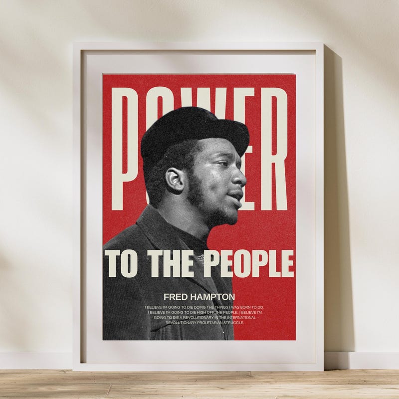 Fred Hampton Art Print - Etsy