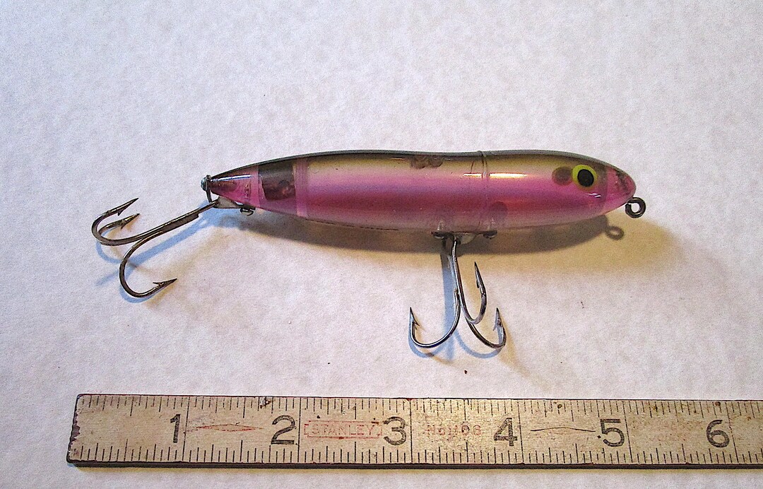 TU50 New Price! RARE Color Heddon “swayback” Zara Spook Old Fishing ...