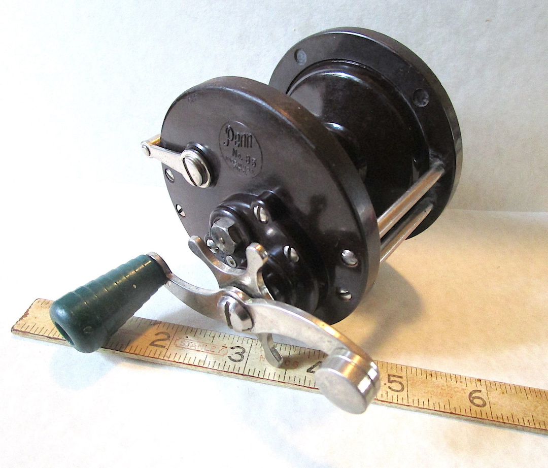 SM203: Big Old Penn #85 Vintage Fish Tackle Reel- Bakelite! EX ...