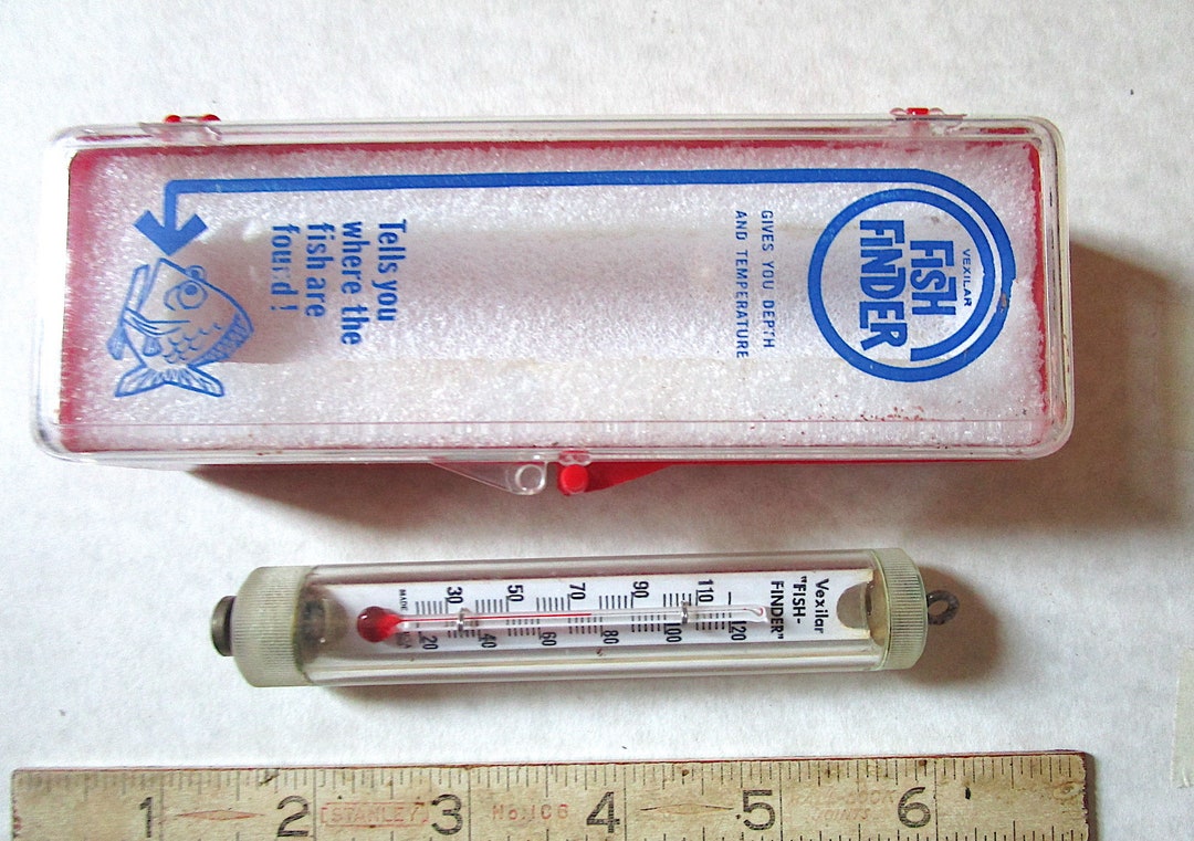 AW404 Vintage Vexilar Depth/temp Gauge- No Battery Needed! Hi-tech ...