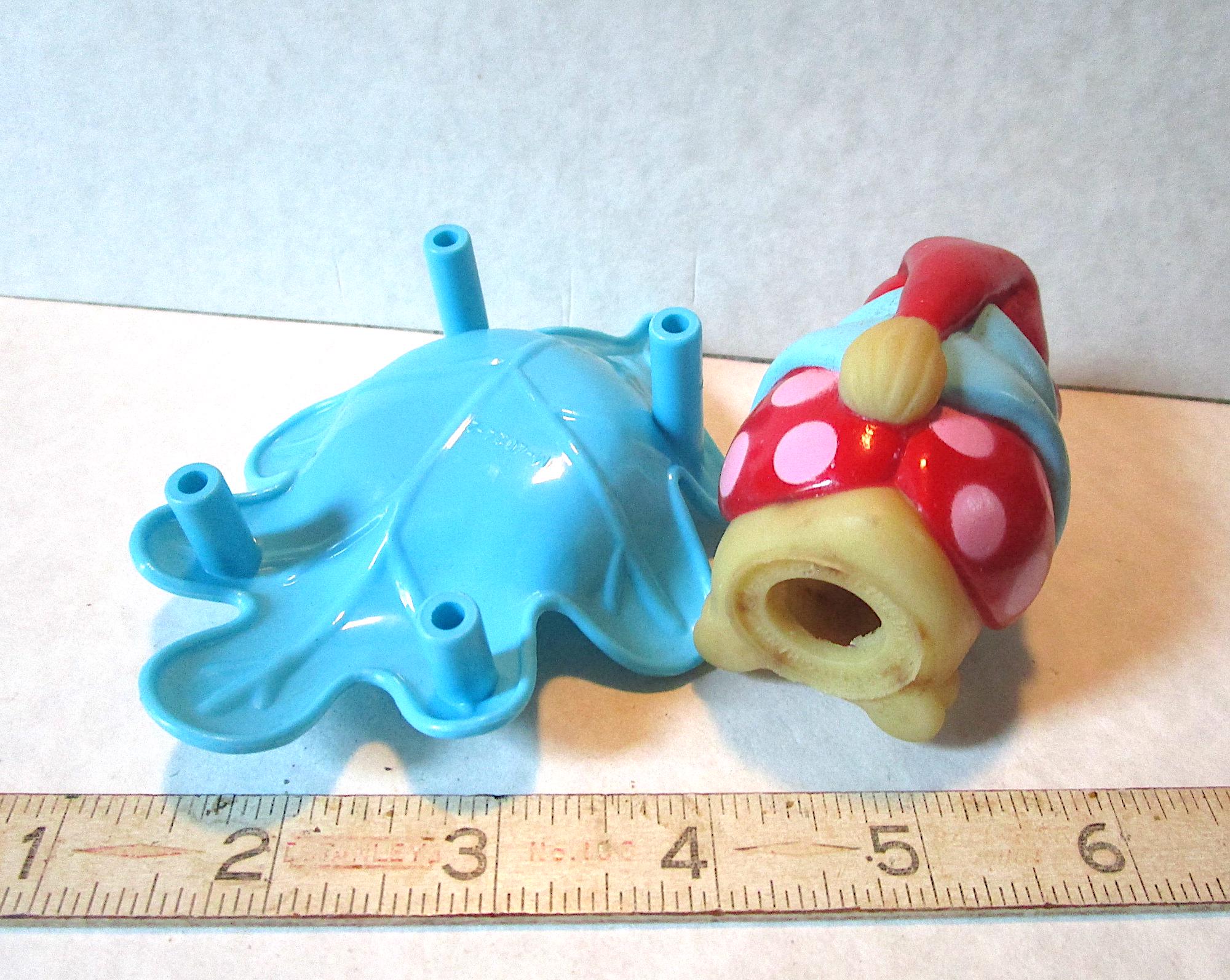 F226 Old Vintage “glo Grannybug” Glo Bug W/leaf! Retro Toy Figure! Glo ...
