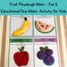 Fruit Playdough Mats – Fun & Educational Fine Motor Activity for Kids ...
