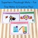 Superhero Playdough Mats – Fun Fine Motor & Creative Play! - Etsy