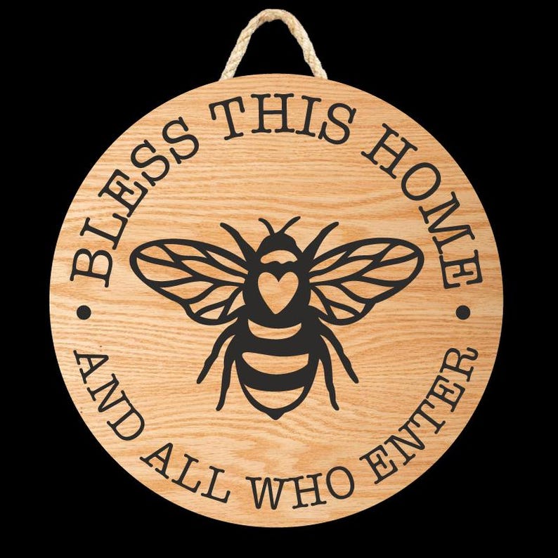 Spring Bee Farmhouse Door Hanger SVG Bundle (digital Download) - Etsy