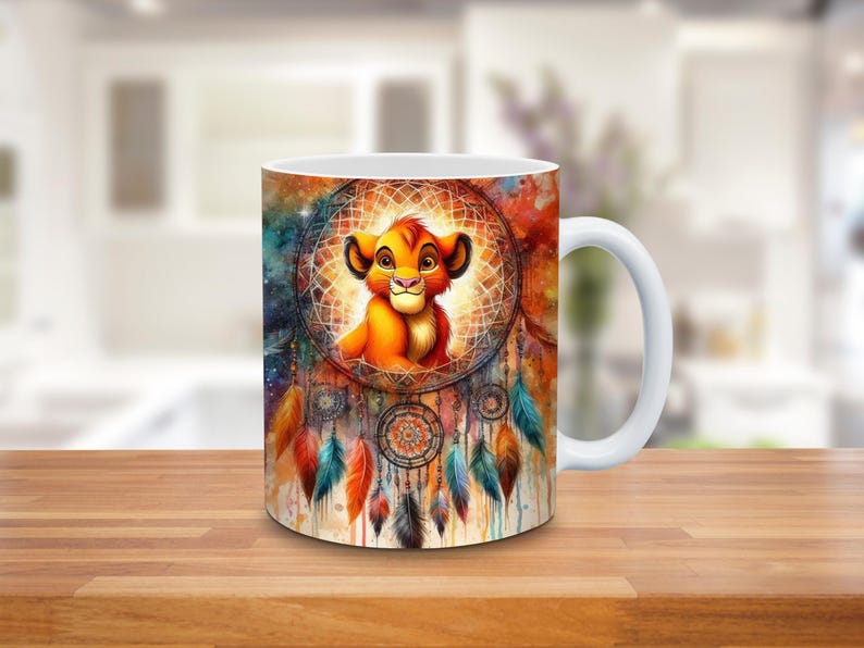 3D Effect Classic Cartoon Movies Character Mug Wrap, 11 Oz & 15 Oz Mug ...