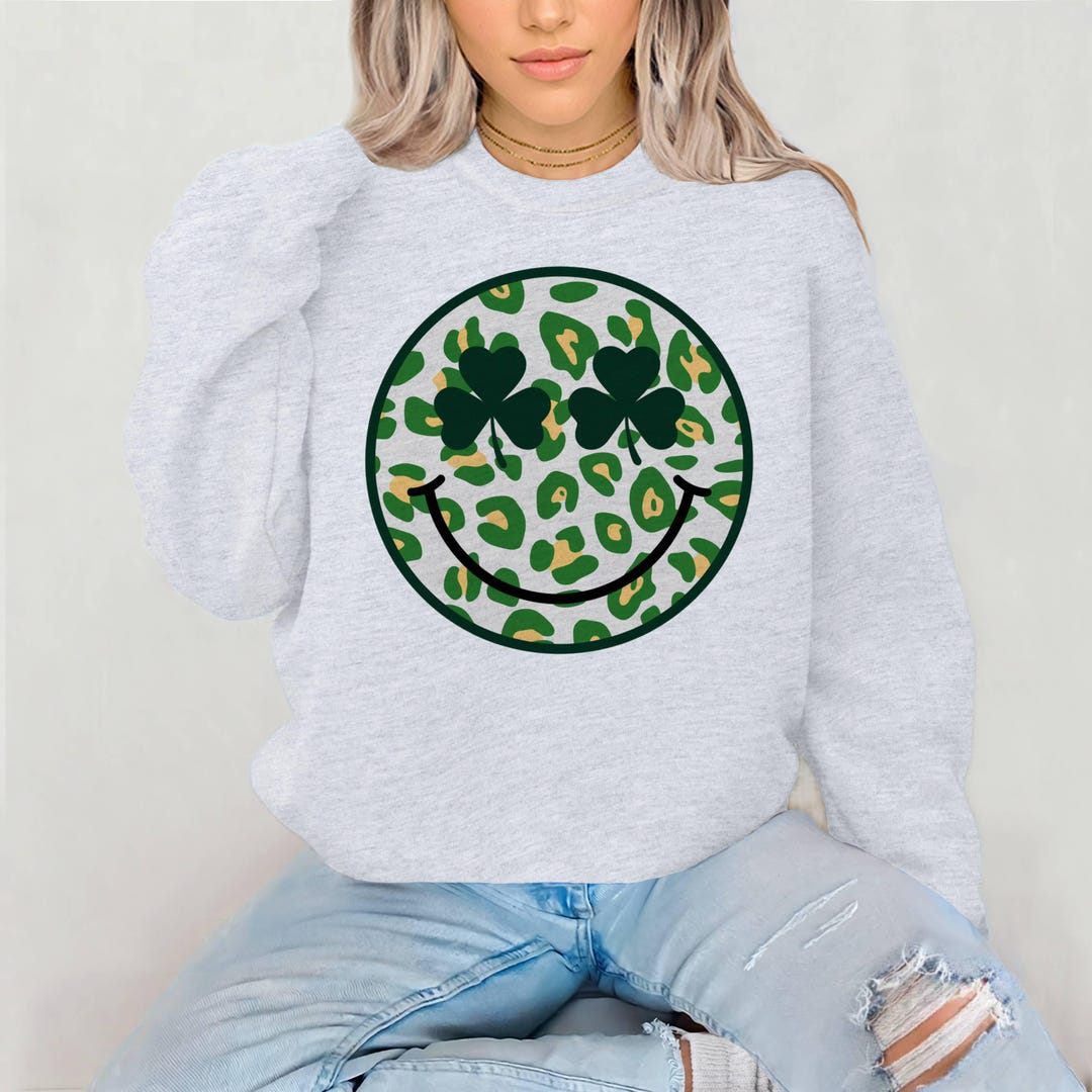 Happy St. Patrick's Day Png Shamrock Png St Patty's Png Retro Shamrock ...