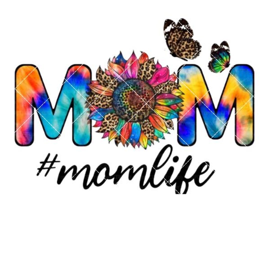 Bold & Bright Mama PNG, Funky Neon Mom Life Design PNG, Mother's Day ...