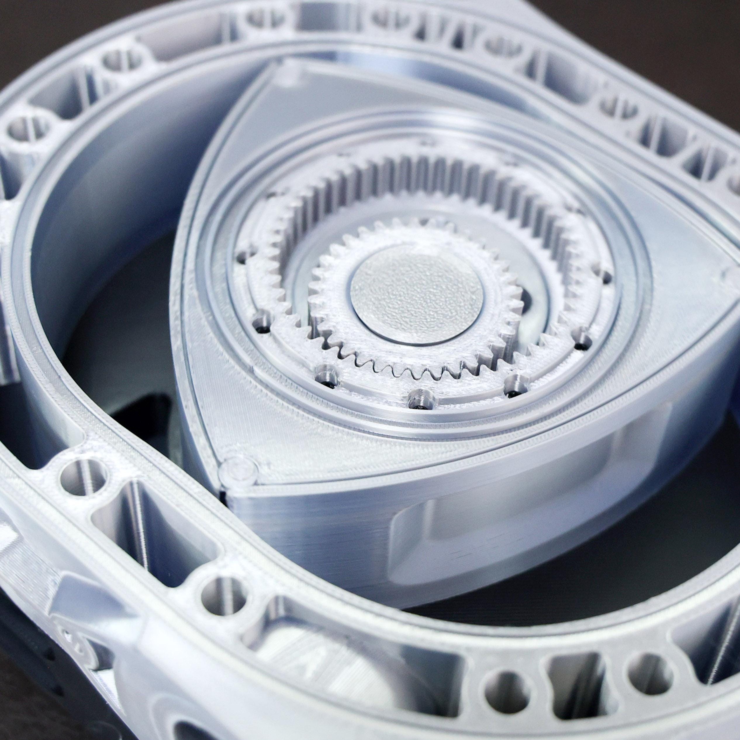 Wankel Engine 3D Model USB Powered Moving 3D Printed Engine Office ...