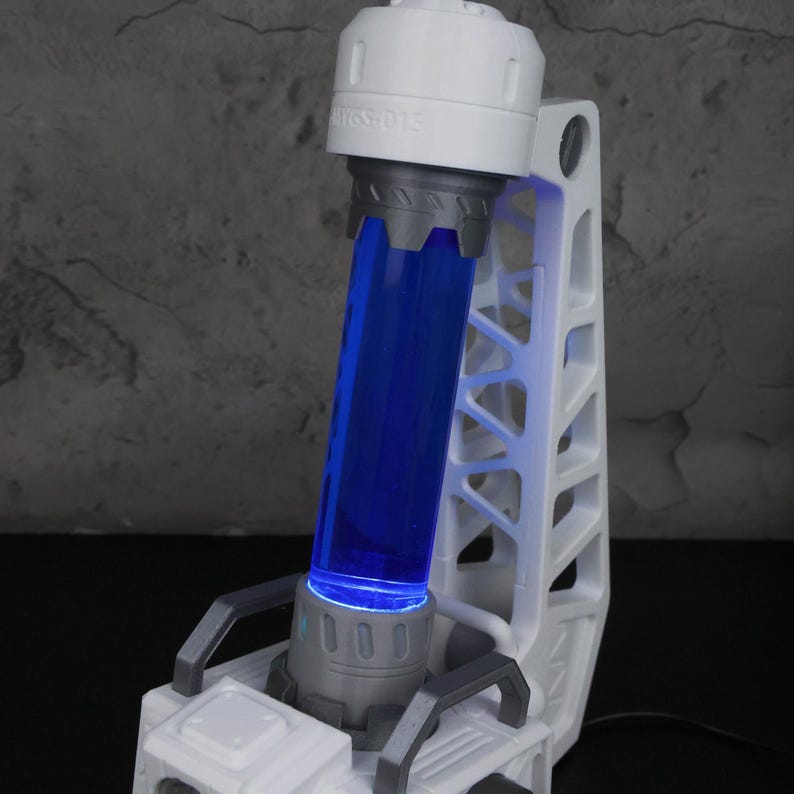 Resident Evil Virus Tube Ambient Lamp USB Powered Biohazard Light 3D Printed Sci Fi Horror Decor ...