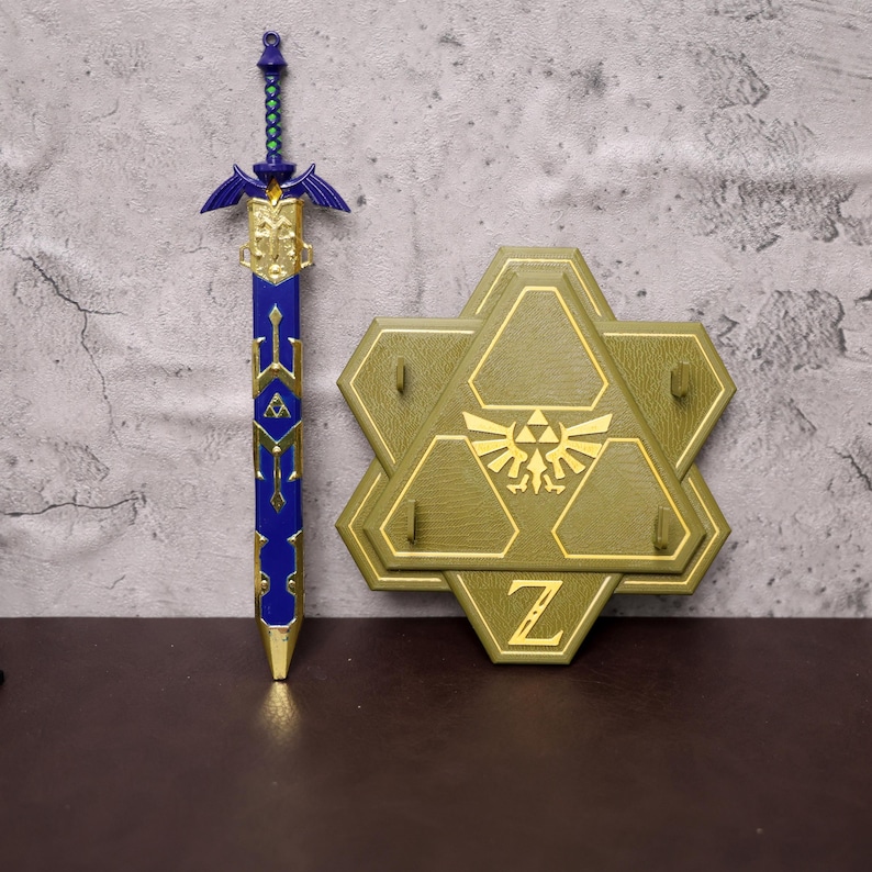 Master Sword Sheath Wall Display Stand 3D Printed Legend of Zelda Decor ...