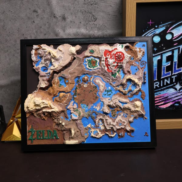 Zelda Map - Etsy