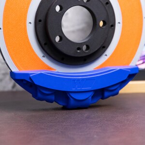 Brake Disc LED Lamp 3D Printed Racing Glow Night Light Car Enthusiast ...