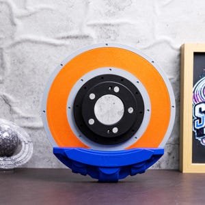 Brake Disc LED Lamp 3D Printed Racing Glow Night Light Car Enthusiast ...