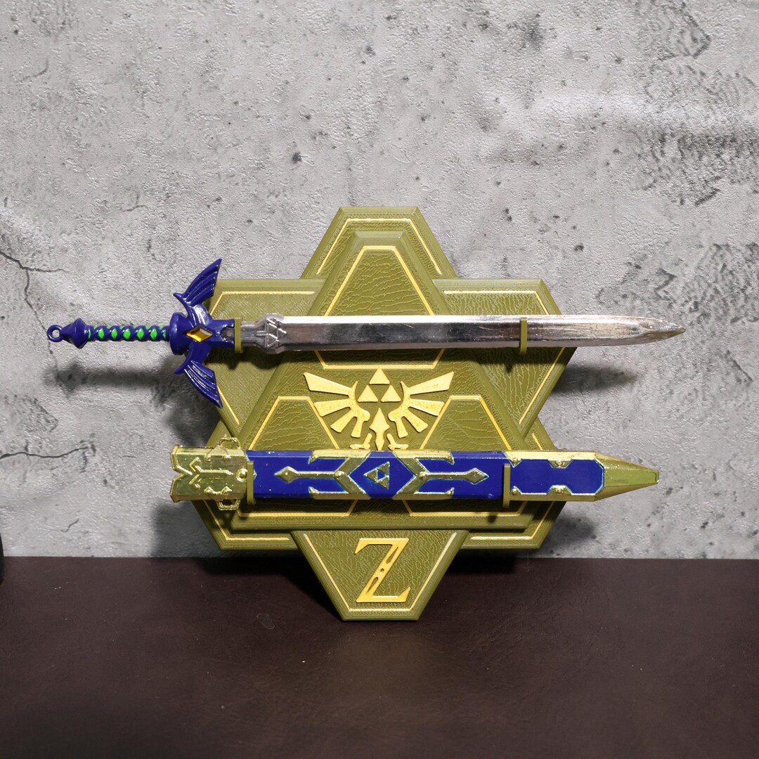 Master Sword Sheath Wall Display Stand 3D Printed Legend of Zelda Decor ...