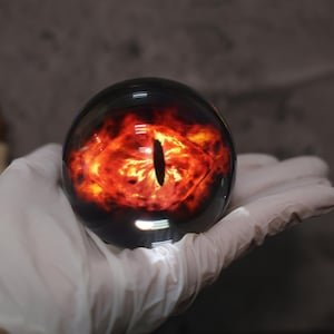Sauron Eye Crystal Ball 3D Magic Sphere Lofr Fantasy Glass Orb ...