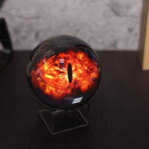 Sauron Eye Crystal Ball 3D Magic Sphere Lofr Fantasy Glass Orb ...