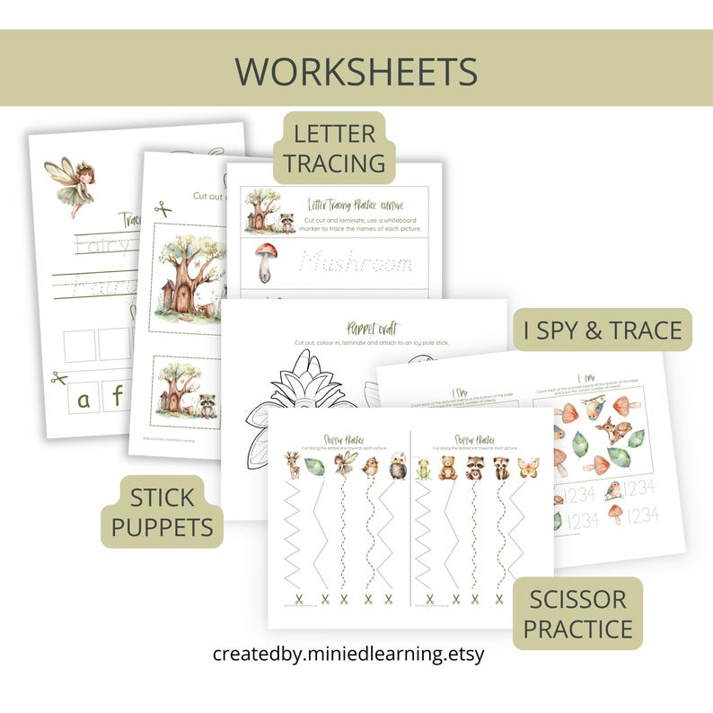 EYLF Fairy Forest Unit | Download | Early Childhood Printables ...