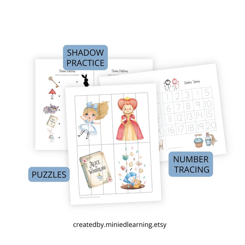 Alice in Wonderland Unit | Eylf-aligned Activities for Early Learners ...
