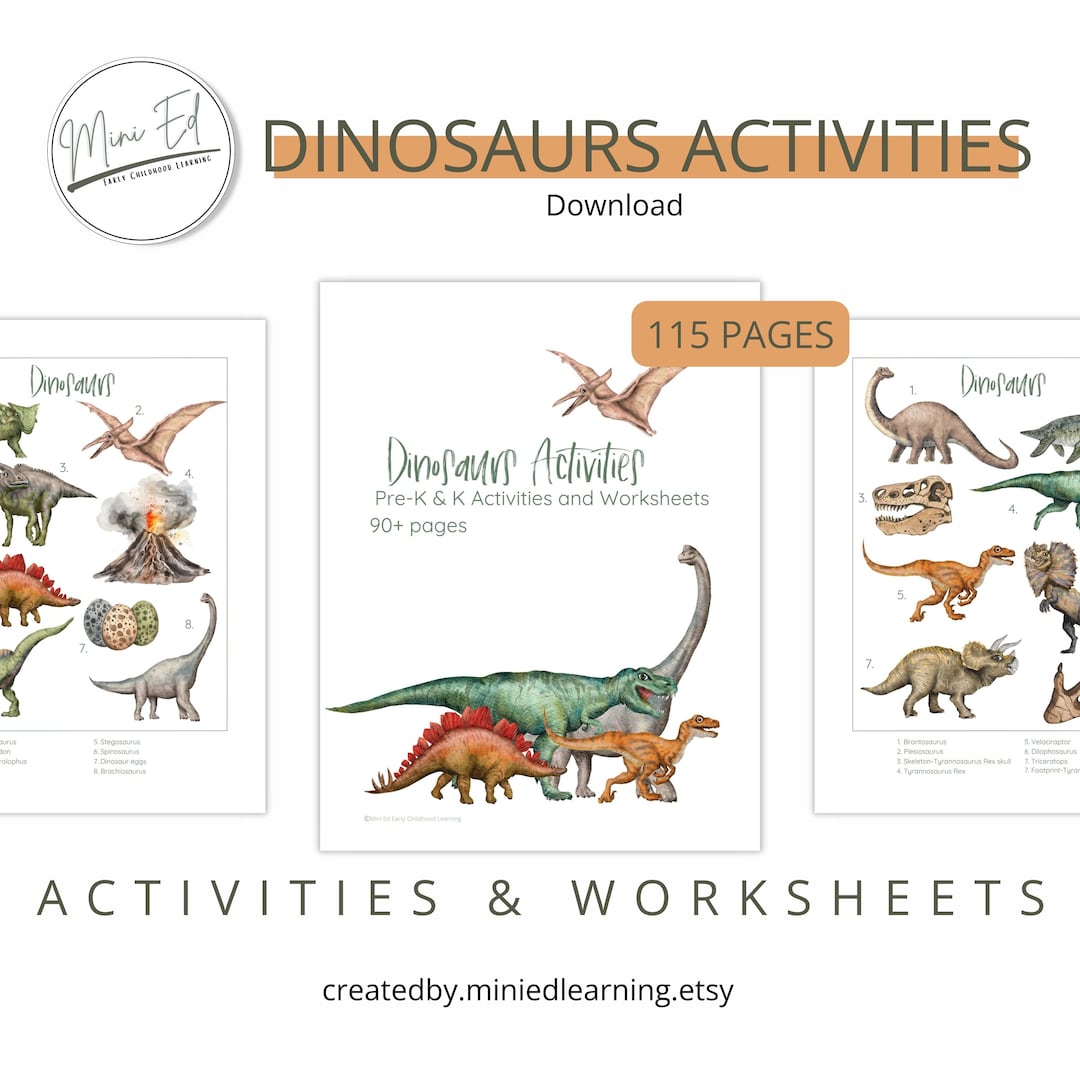 Dinosaur Activities | Download | Early Childhood Printables ...