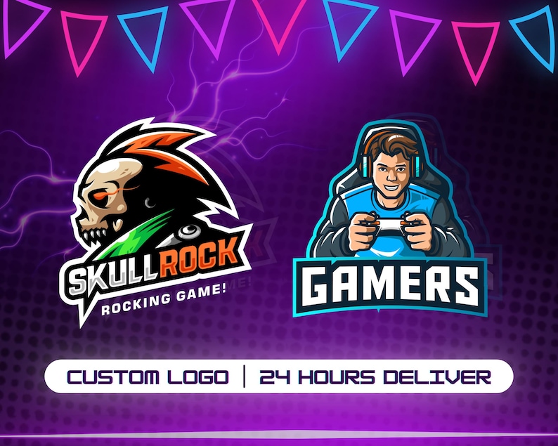 I Will Design Custom Amazing Gaming Logo for E-sport, Twitch and ...